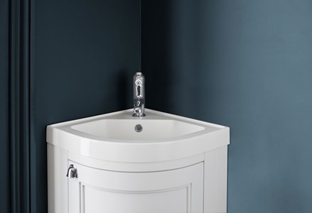Traditional Corner Vanity Unit | Burlington Bathrooms
