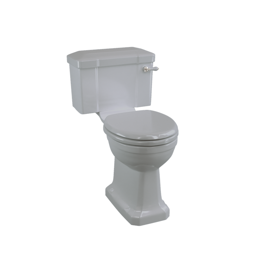 Bespoke Moon Grey Standard Close Coupled WC with 520 Lever Cistern ...