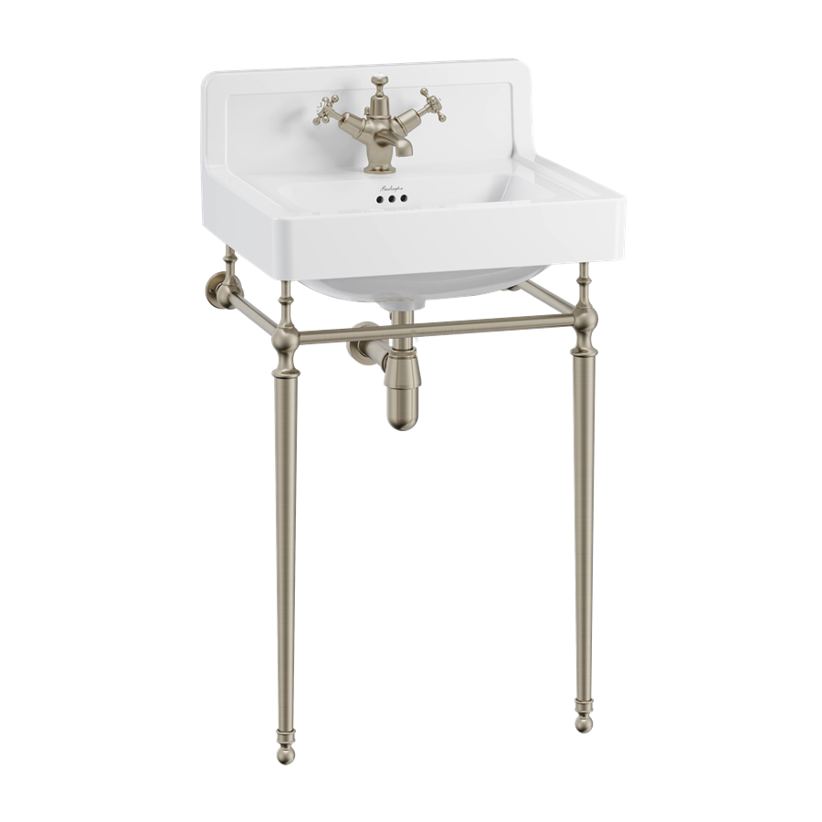 Contemporary Basin 56cm Upstand with Washstand (Contemporary Basin 56cm ...