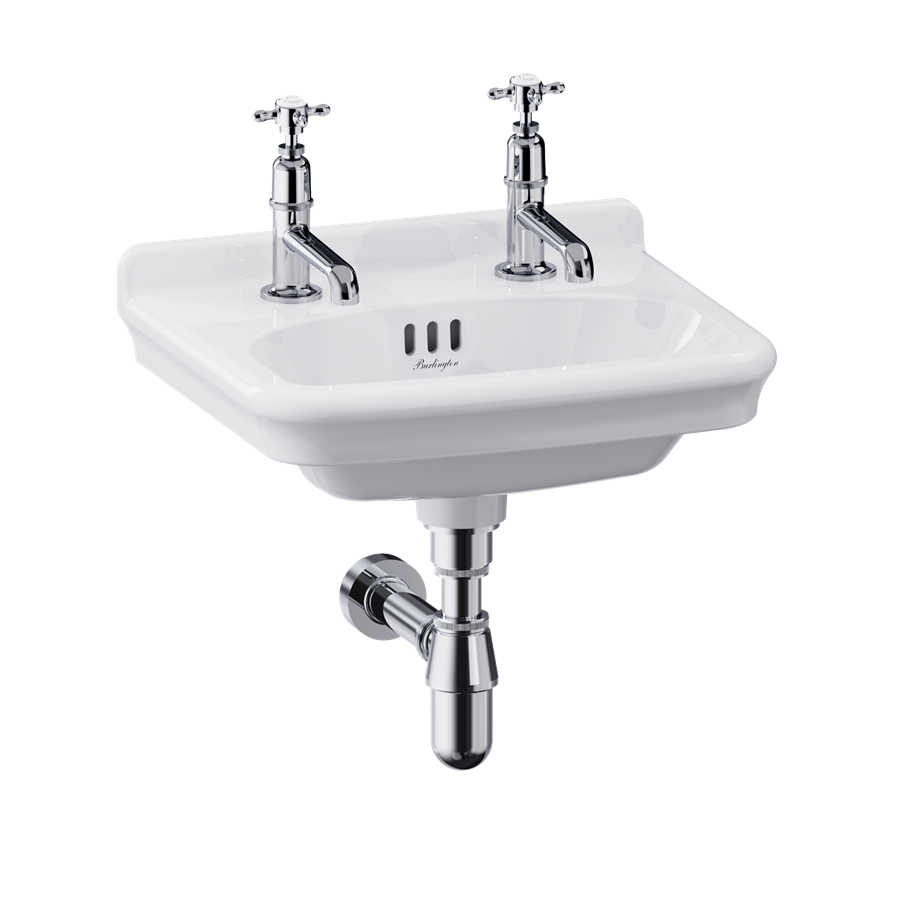 Guild 450 Wash Basin (1 Tap Hole) | SKU GU0451SCW | Burlington Bathrooms