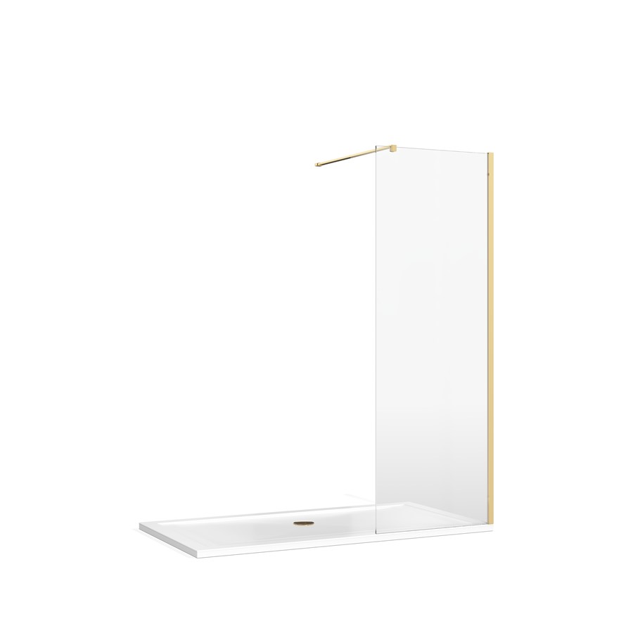 Recess with Wall Bracing Bar in Showering | SKU | Burlington Bathrooms
