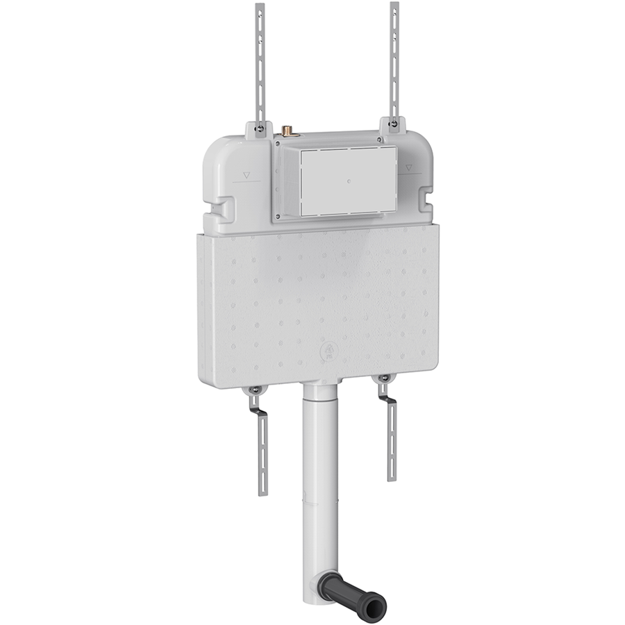 Slimline Dual Flush Concealed Cistern (with discharge pipe ...