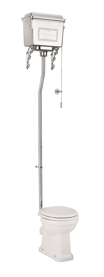 Standard High Level WC with Lever Metallic Cistern (Standard High Level ...