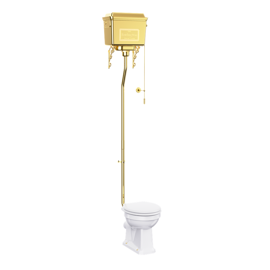 Standard High Level WC with Lever Metallic Cistern (Standard High Level ...