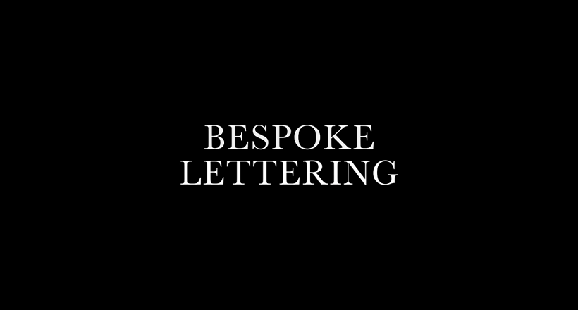 Bespoke by Burlington | The Lettering Collection | Burlington Bathrooms